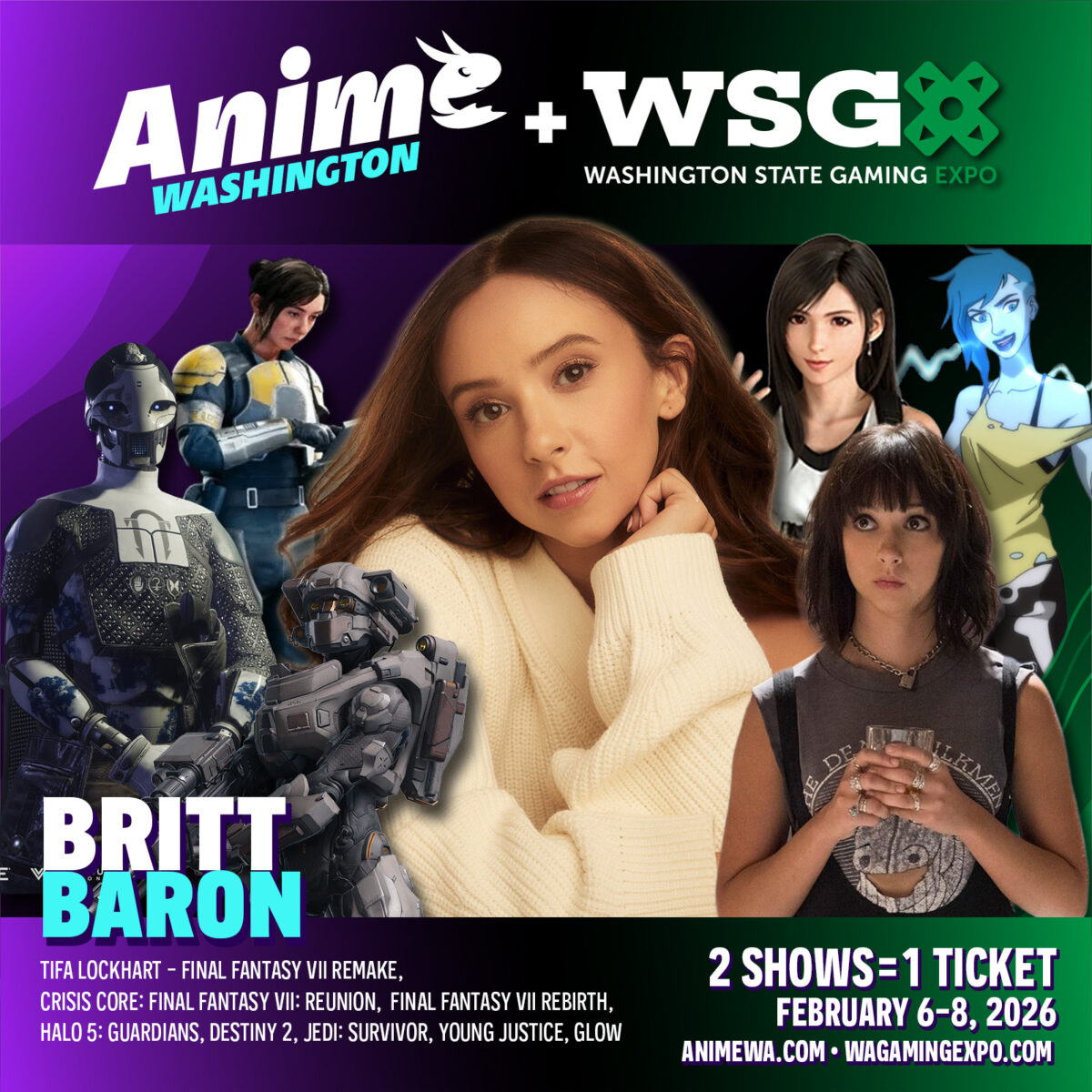 Britt Baron - Anime Washington