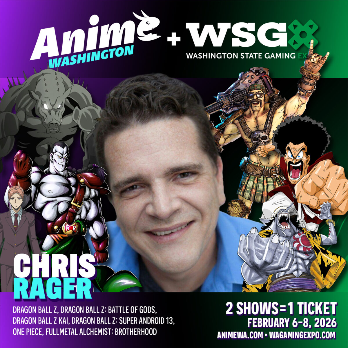 Chris Rager - Anime Washington