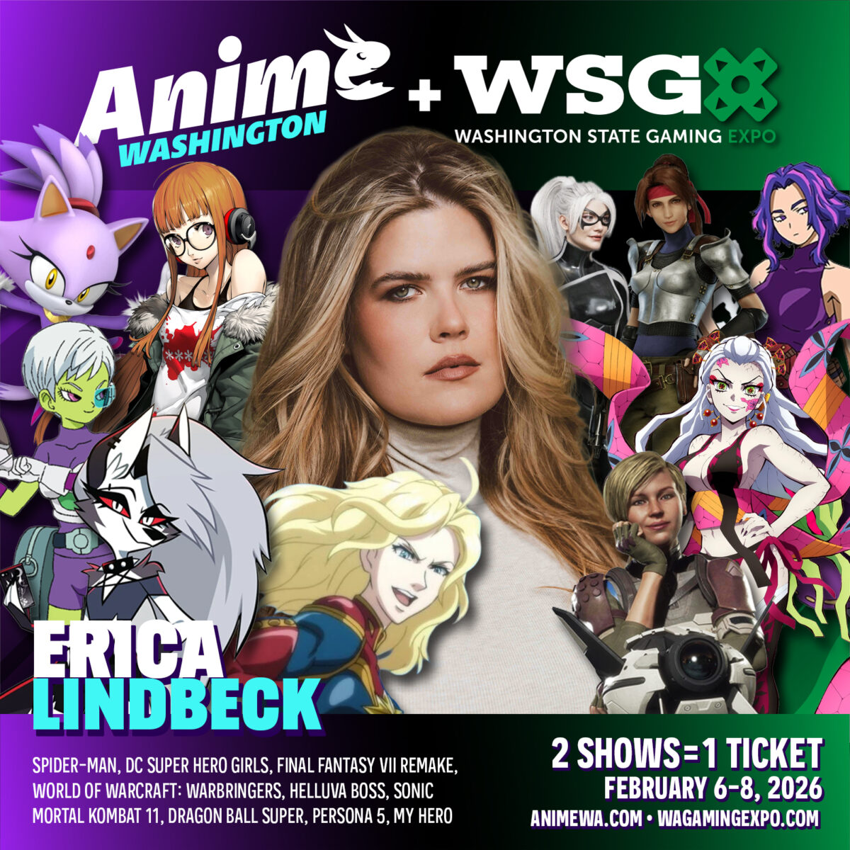 Erica Lindbeck - Anime Washington