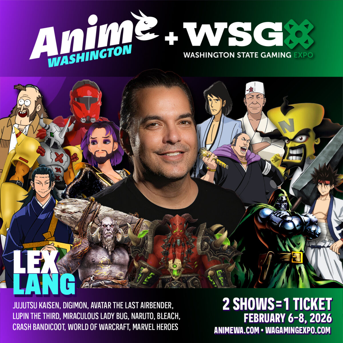 Lex Lang - Anime Washington