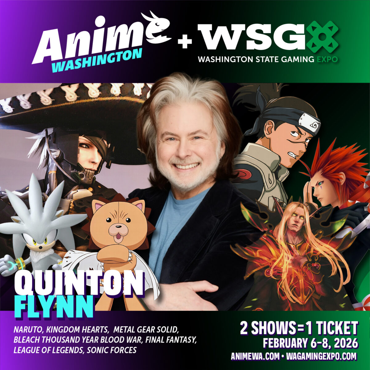 Quinton Flynn - Anime Washington