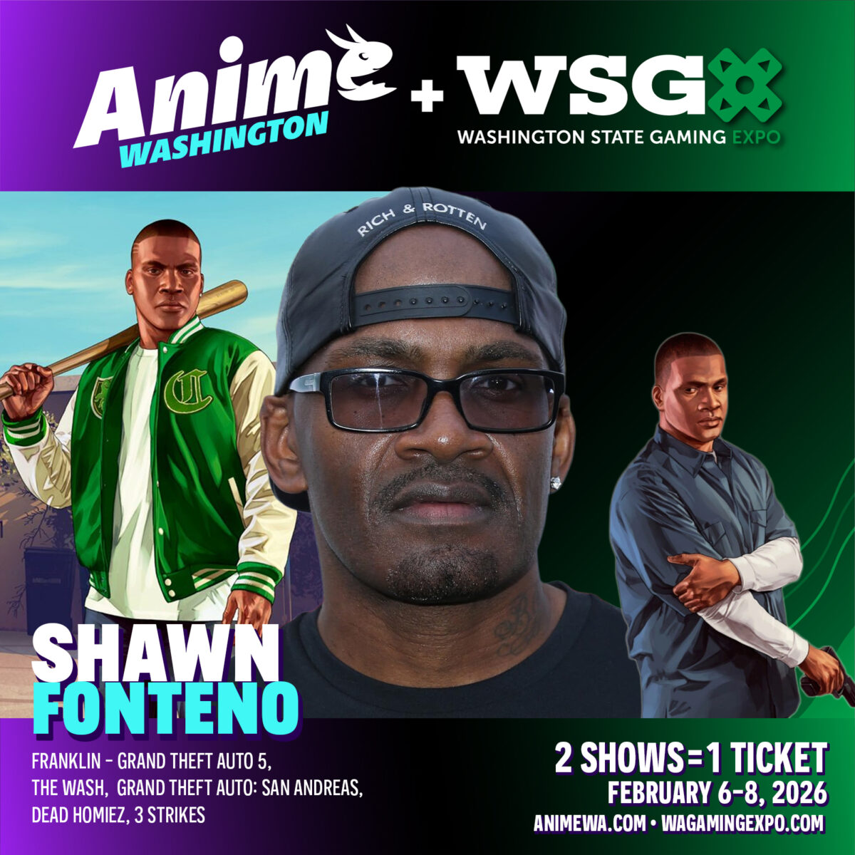 Shawn Fonteno - Anime Washington